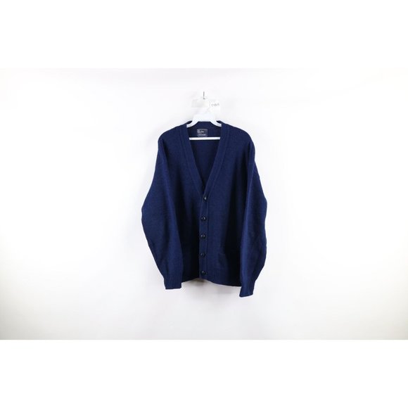 Vintage | Sweaters | Vintage 7s Grunge Mens Large Blank Knit Kurt ...